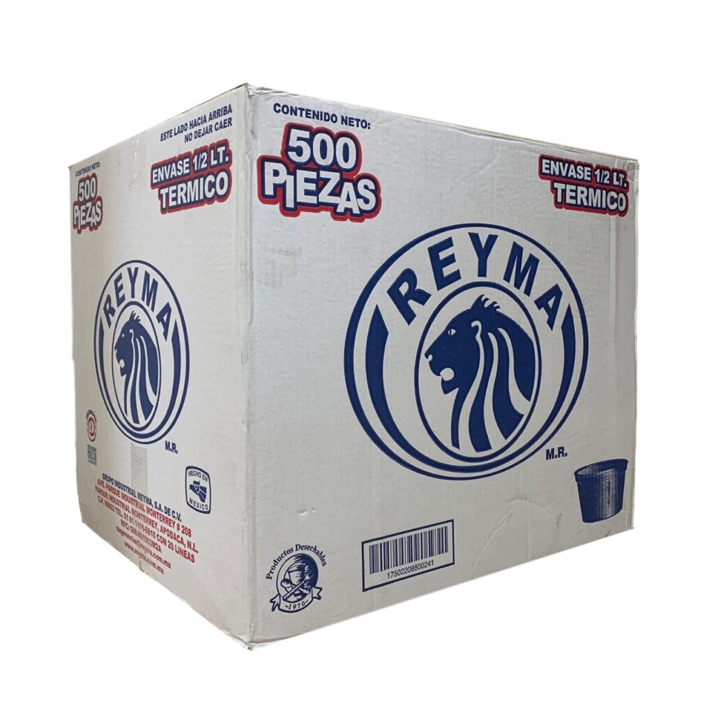 Envase Térmico Reyma 716 1/2 Litro 500 Piezas - Nacional de Empaques ...