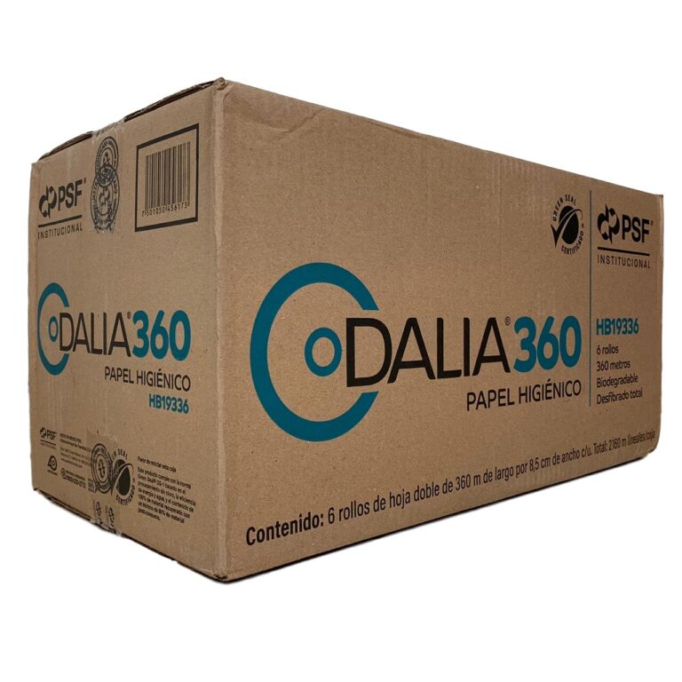 Papel Higiénico En Bobina Jumbo Dalia 6 Rollos De 360m - Nacional de ...