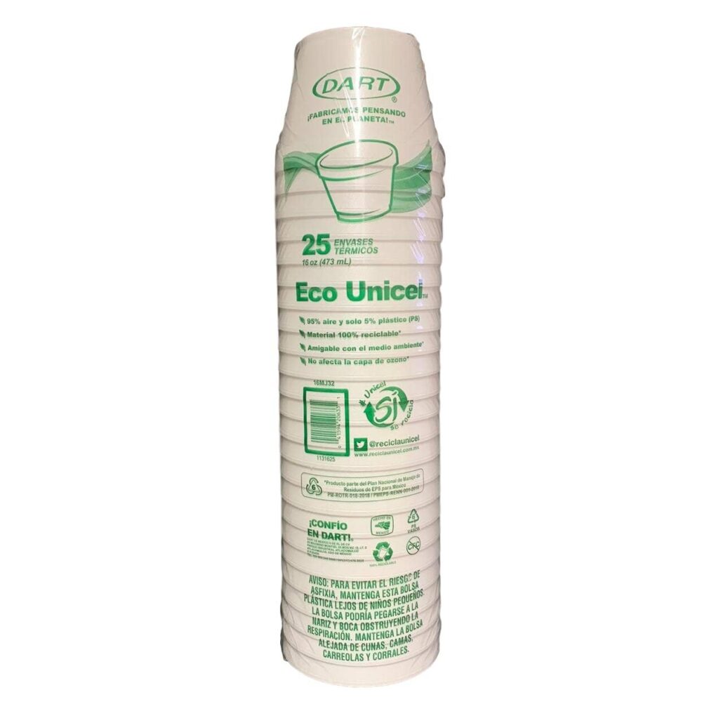 Envase Térmico Dart 16mj32 De 16oz 437ml 25 Piezas - Nacional de ...