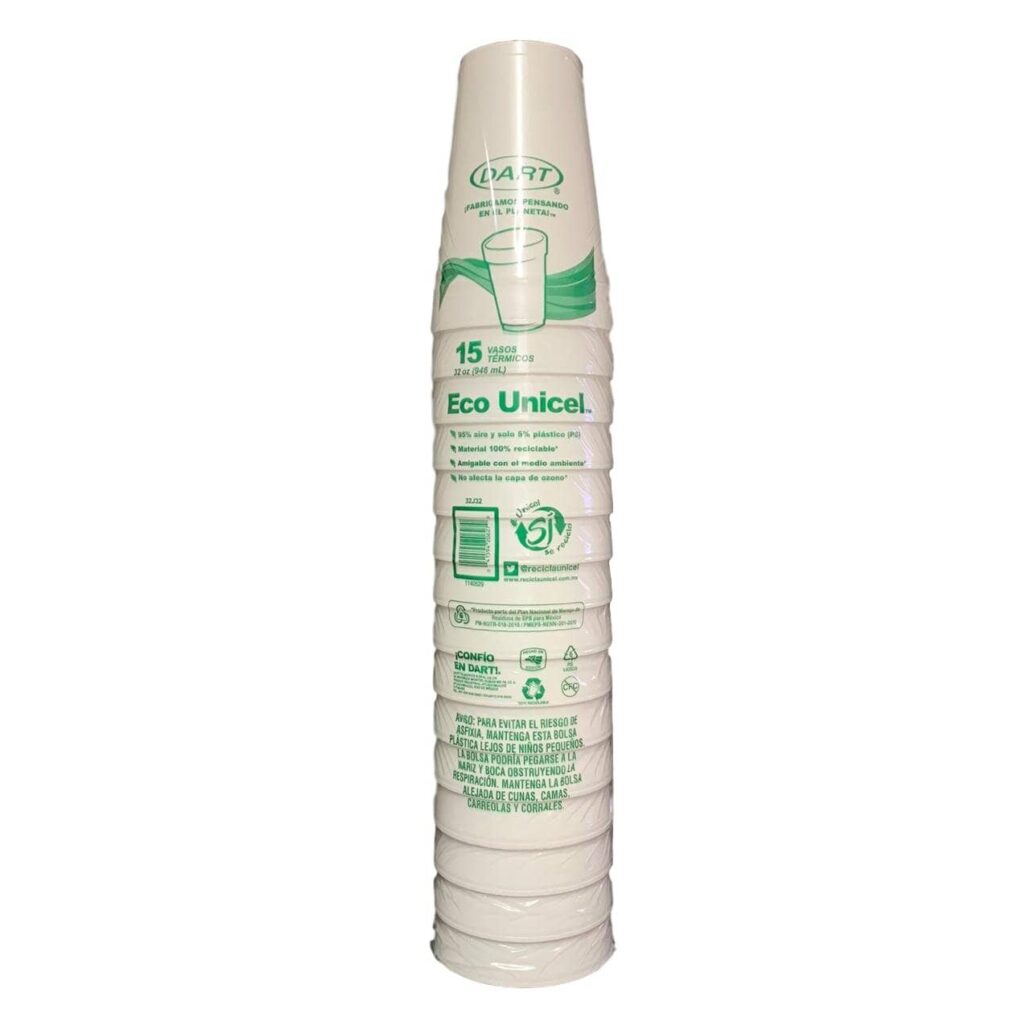 Vasos Desechables Térmicos Dart 32j32 De 32oz 946ml 15pza - Nacional de ...