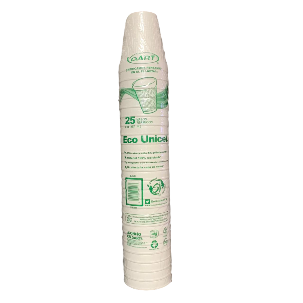Vasos Desechables Térmicos Dart 8jy8 De 8oz 237ml 1000 Pza - Nacional ...