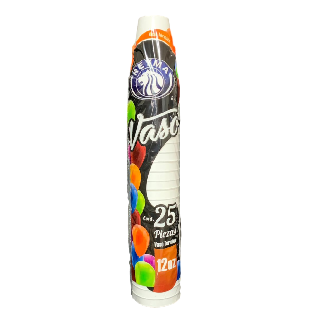Vasos Desechables Térmicos Reyma 112 De 12oz 355ml 1000pza - Nacional ...