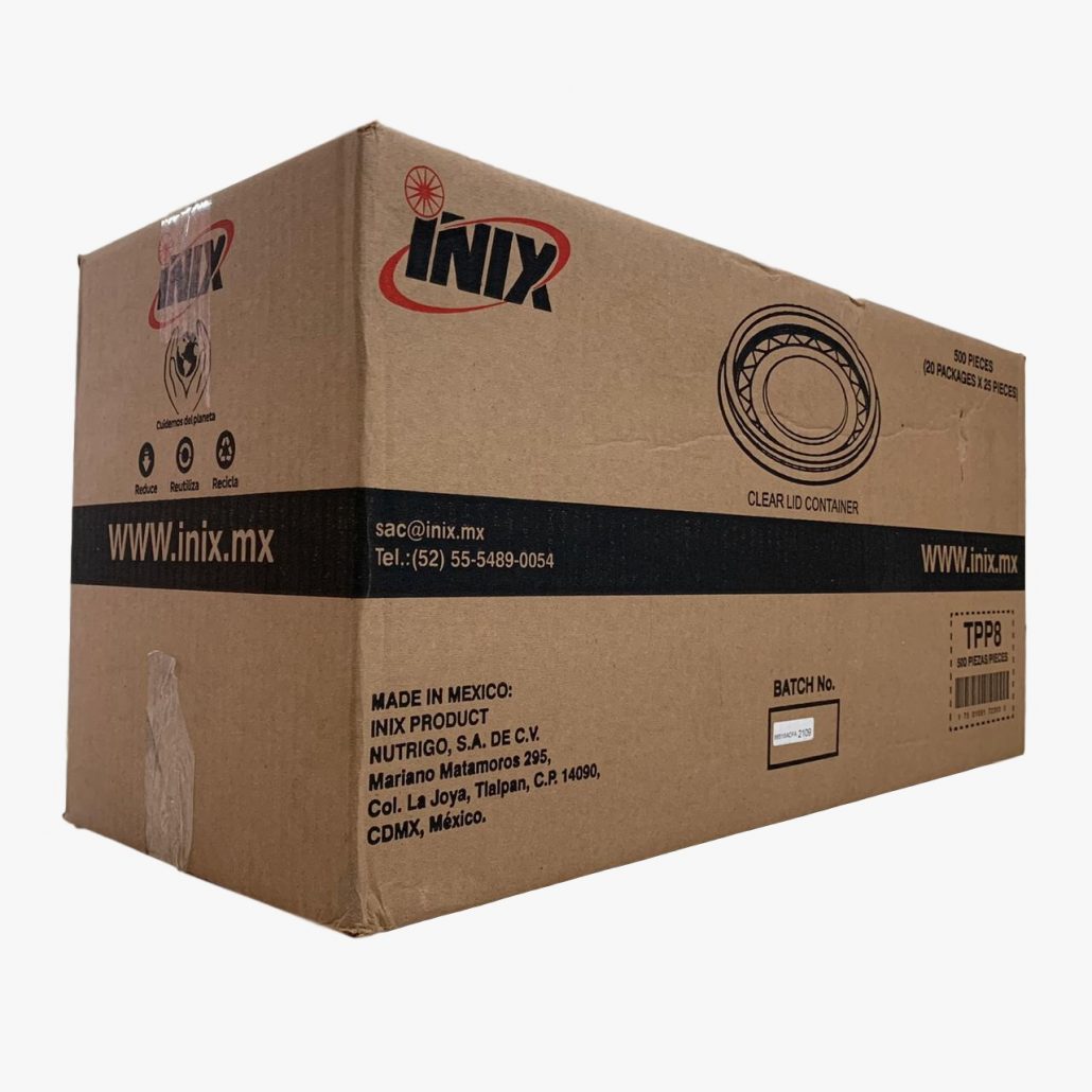 Tapa Plástica Para Vaso Inix Tpp8 Lisa 500 Piezas - Nacional de ...