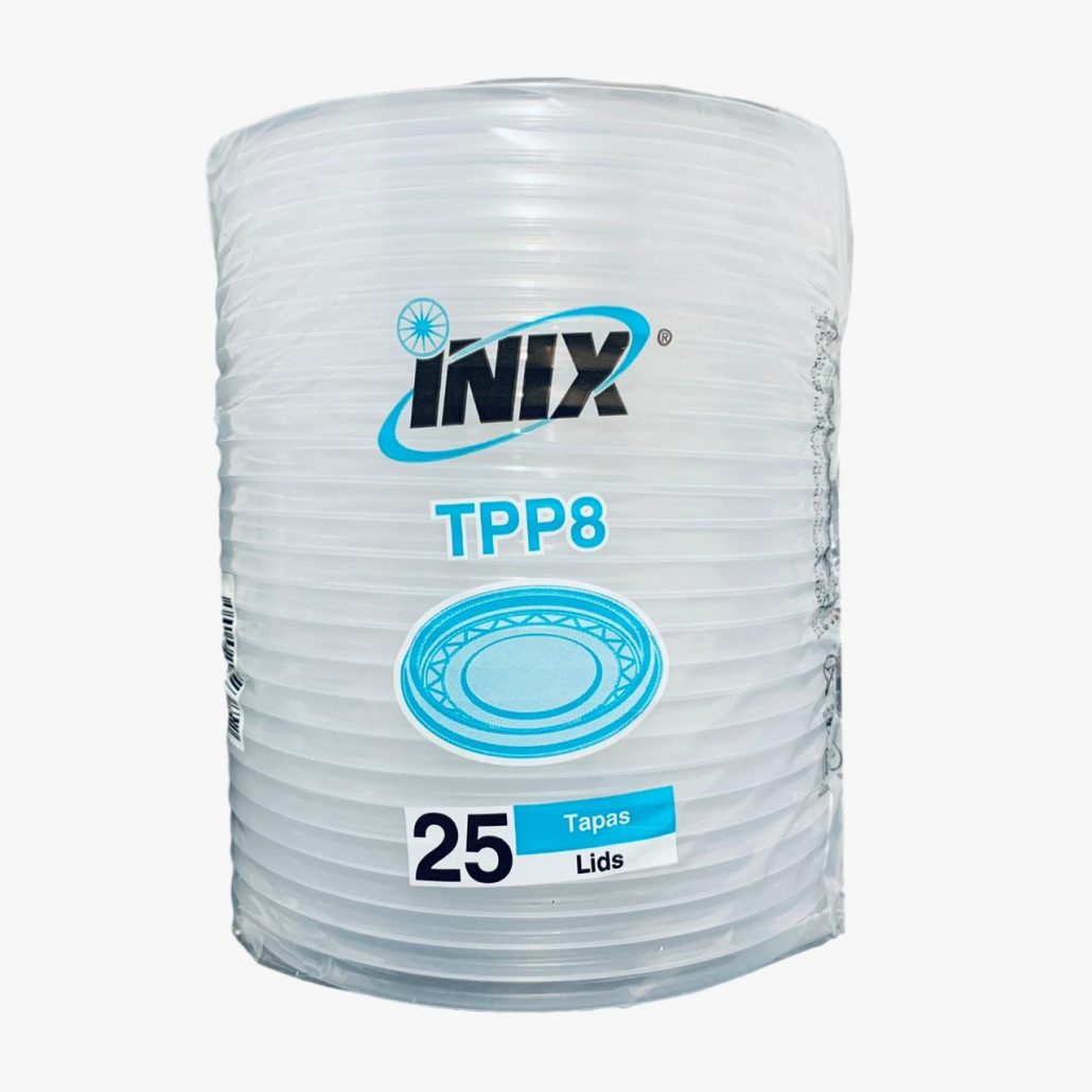 Tapa Plástica Para Vaso Inix Tpp8 Lisa 500 Piezas - Nacional de ...
